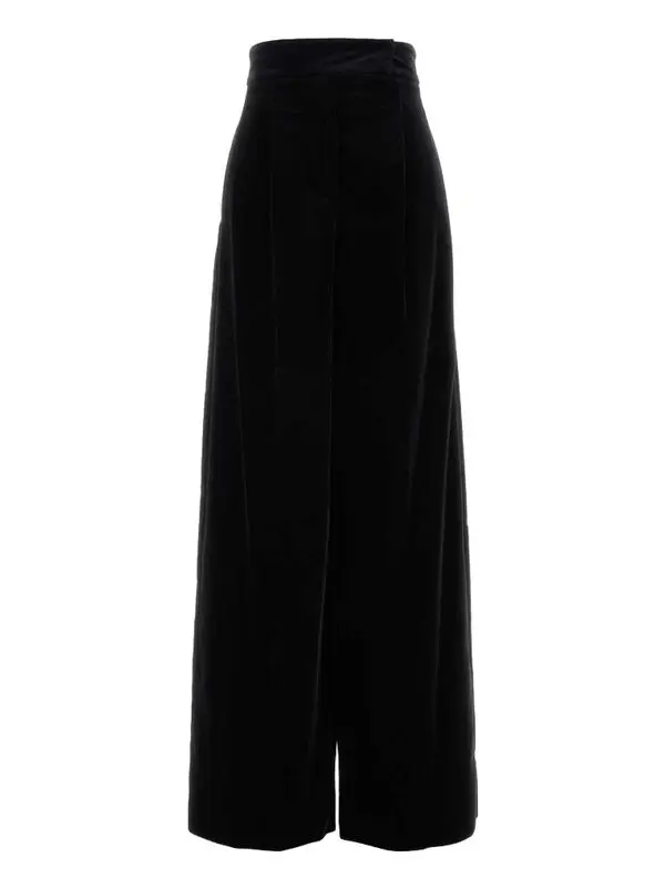 Max Mara Wide Leg Trousers - Black