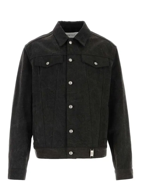 Alexander McQueen Denim Jacket - Black
