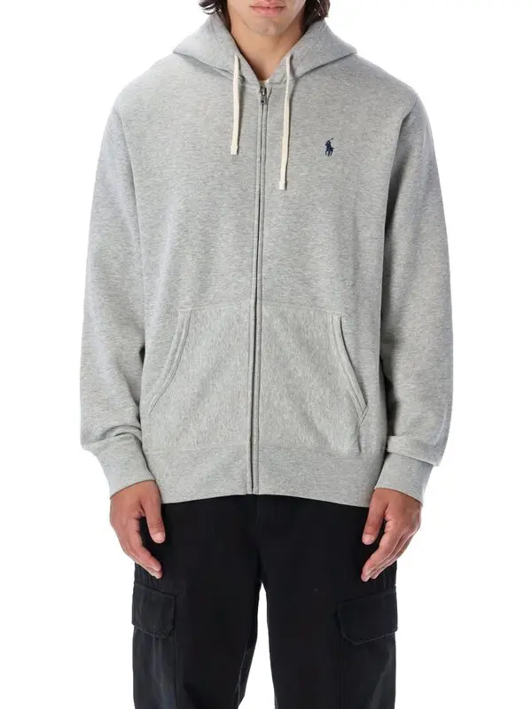 Ralph Lauren Classic Zipped Hoodie - Andover Heather