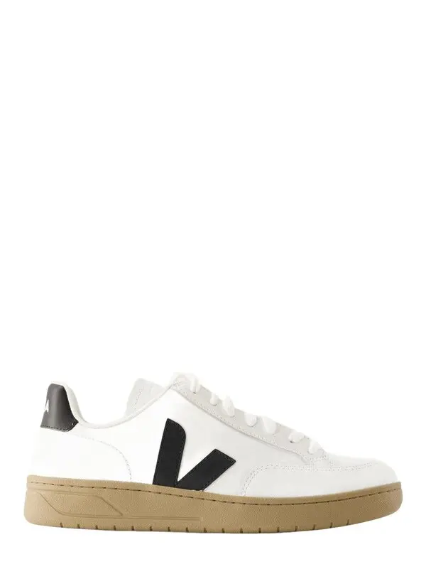 VEJA V-12 Leather Sneakers - White