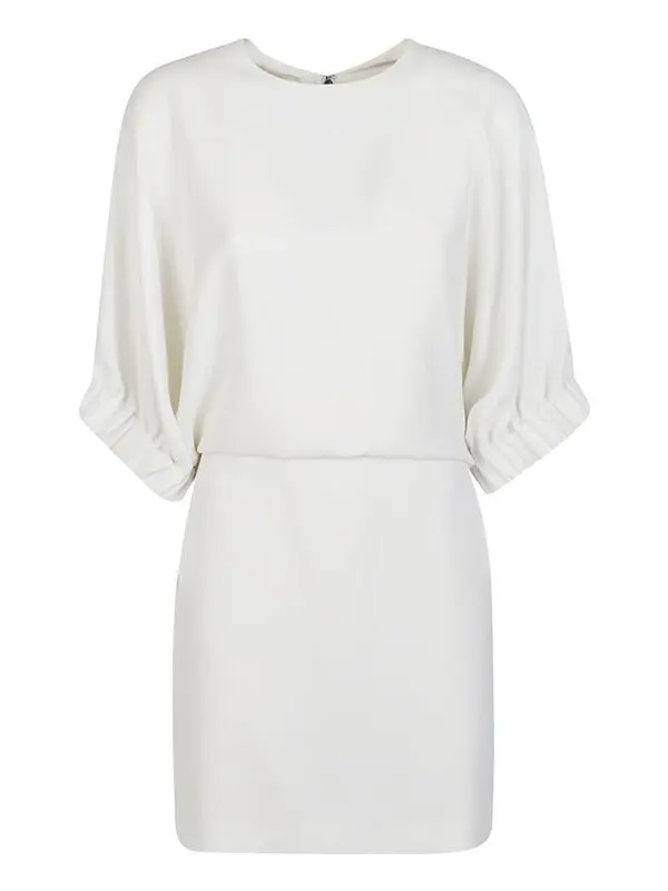 Max Mara 3/4 Sleeve Dress - White
