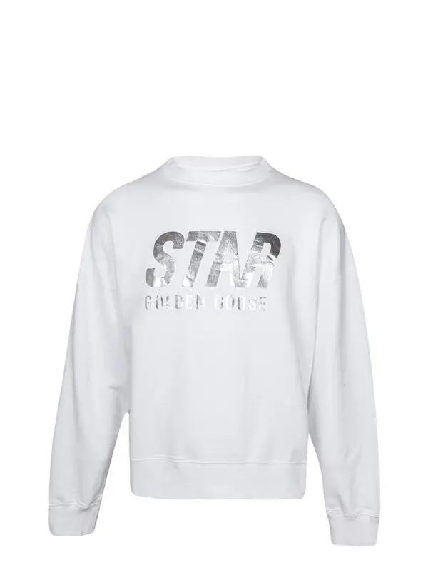 Golden Goose Cotton Sweatshirt - Optic White
