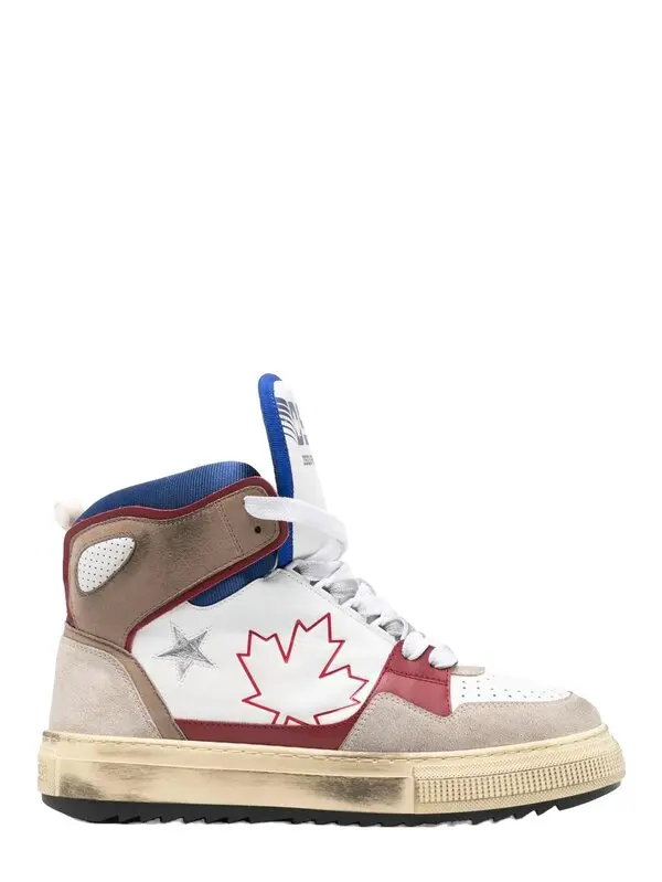 Dsquared2 Boogie Sneakers - Bianco+rosso+blu