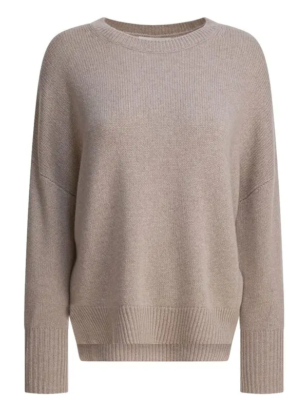 LISA YANG Mila Crewneck Sweater - Beige