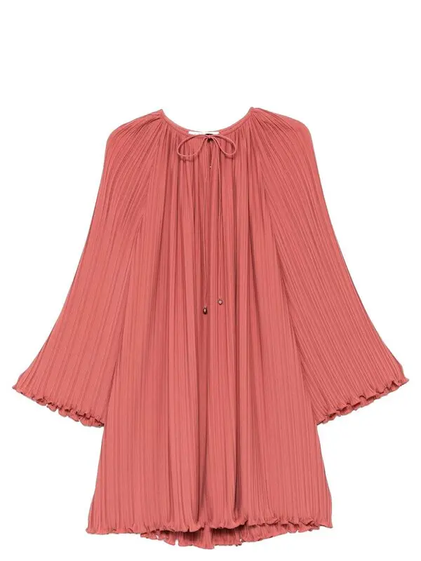LANVIN Long Sleeve Dress - Litchi