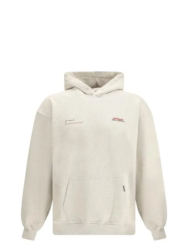 REPRESENT Cotton Hoodie - Beige