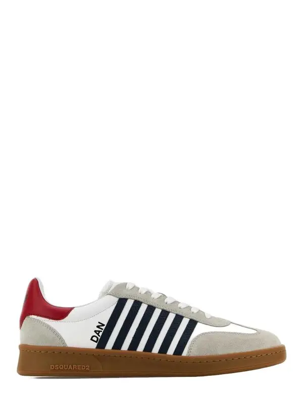 Dsquared2 Boxer Sneakers - Whitebluered
