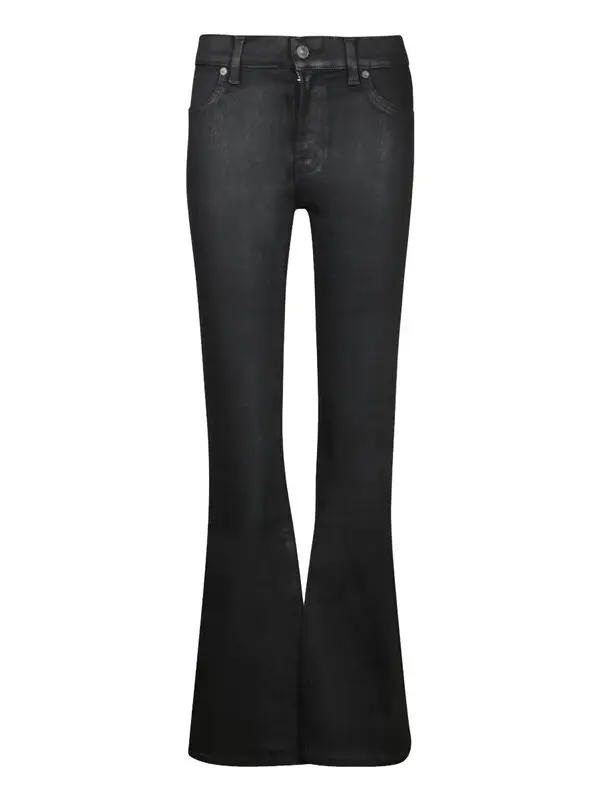 7 For All Mankind Flared Jeans - Black