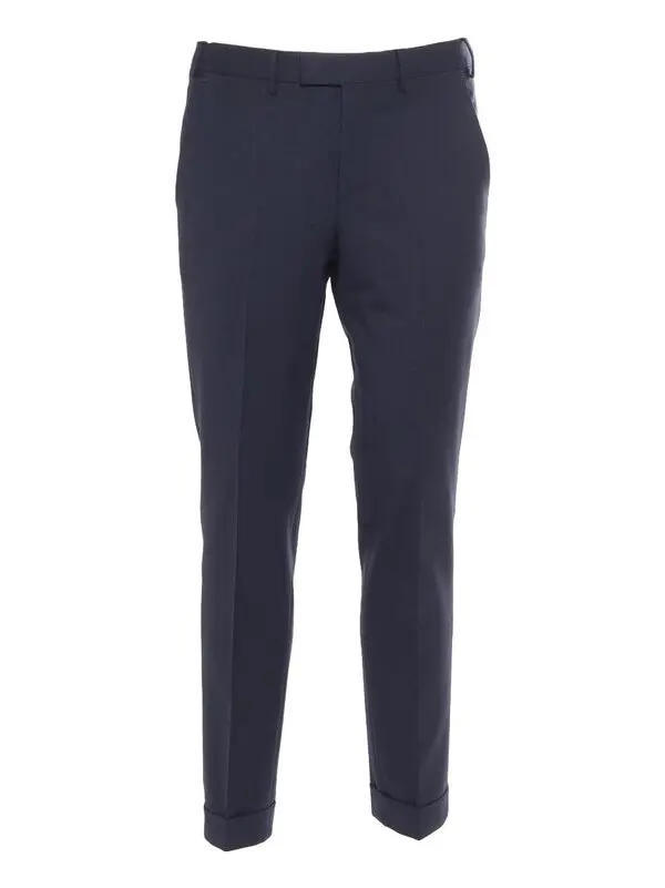 PT TORINO Flat Front Trousers - Multicolor