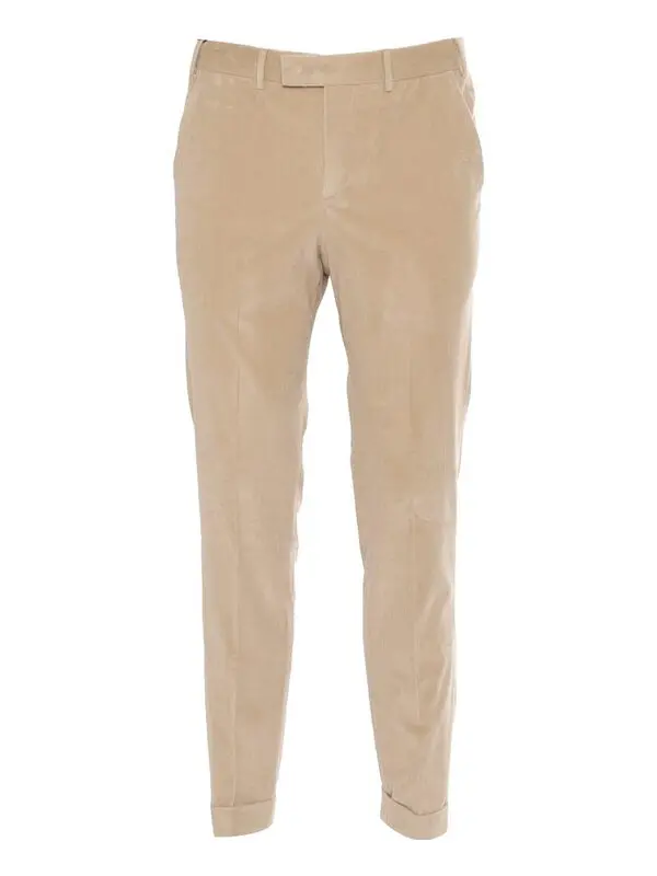 PT TORINO Flat Front Pants - Beige