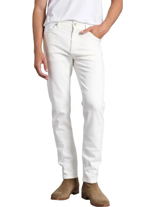 Zegna Slim Fit Denim Jeans - White