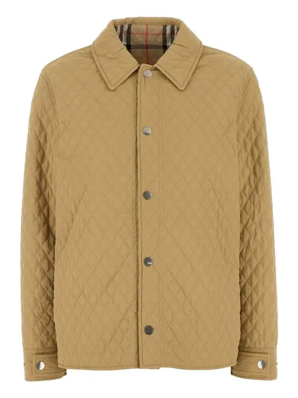 Burberry Reversible Padded Jacket - Beige O Tan