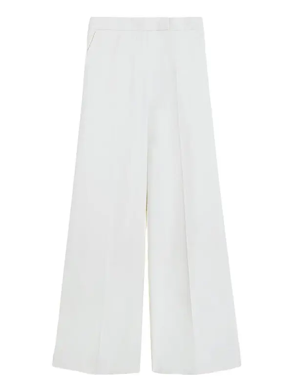 Max Mara Wide Leg Trousers - White