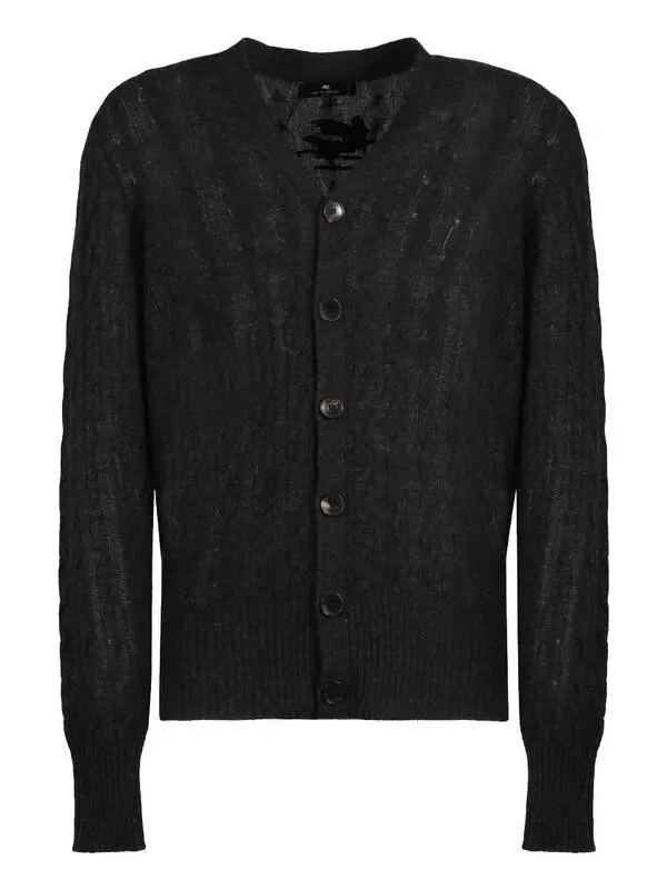 Etro Cashmere Cardigan - Grey