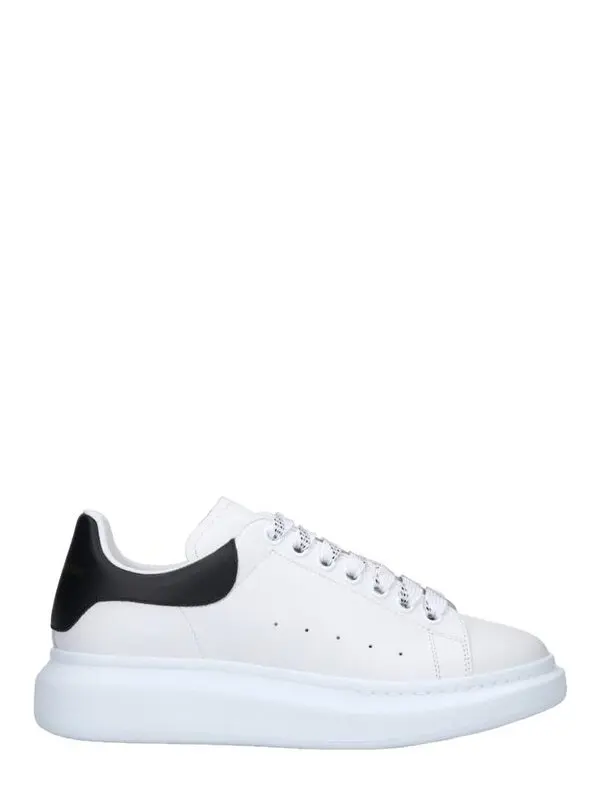Alexander McQueen Leather Sneakers - White