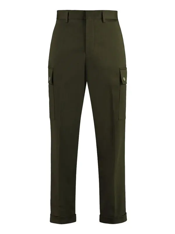 Etro Cotton Cargo Trousers - Green