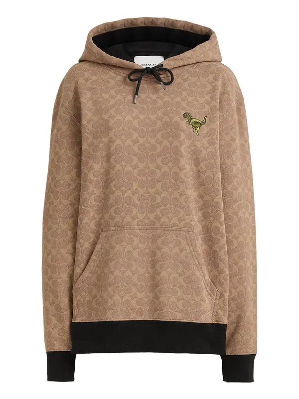 COACH® Restored Signature Rexy Hoodie - Khaki