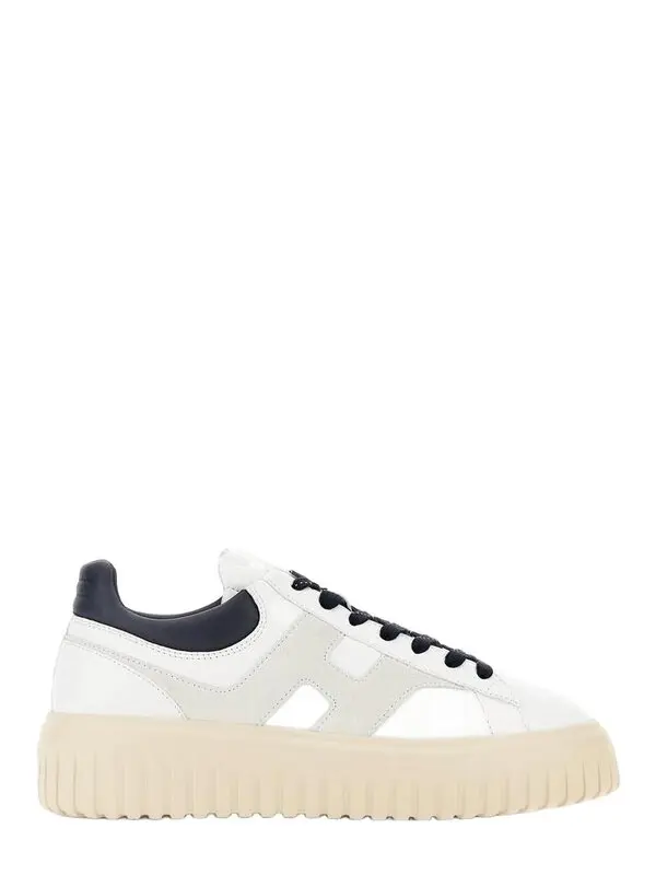 Hogan Low Top Sneakers - B001(bianco)+u801(blu)