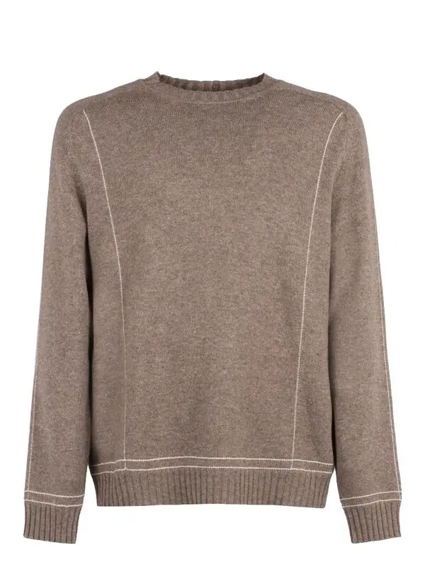 Giorgio Armani Wool And Cashmere Sweater - Beige