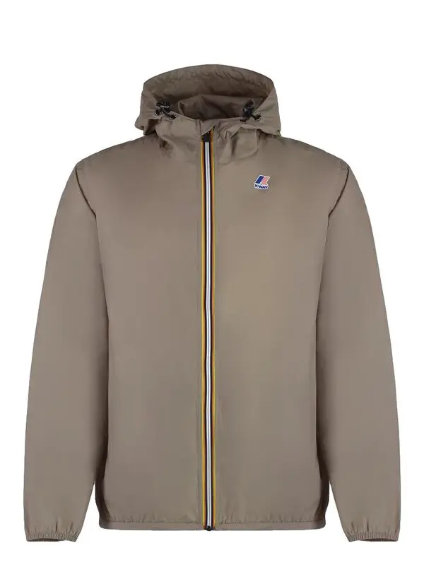 K-WAY Claude Hooded Jacket - Beige