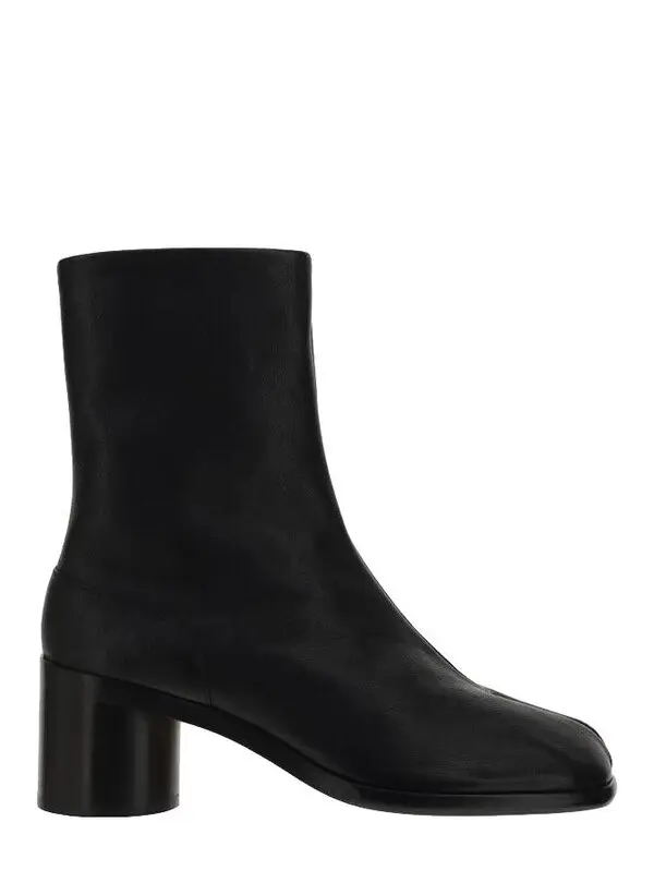 MAISON MARGIELA Leather Tabi Ankle Boots - Brown