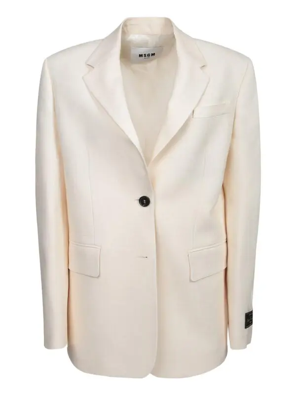 MSGM Elegant Jacket - White