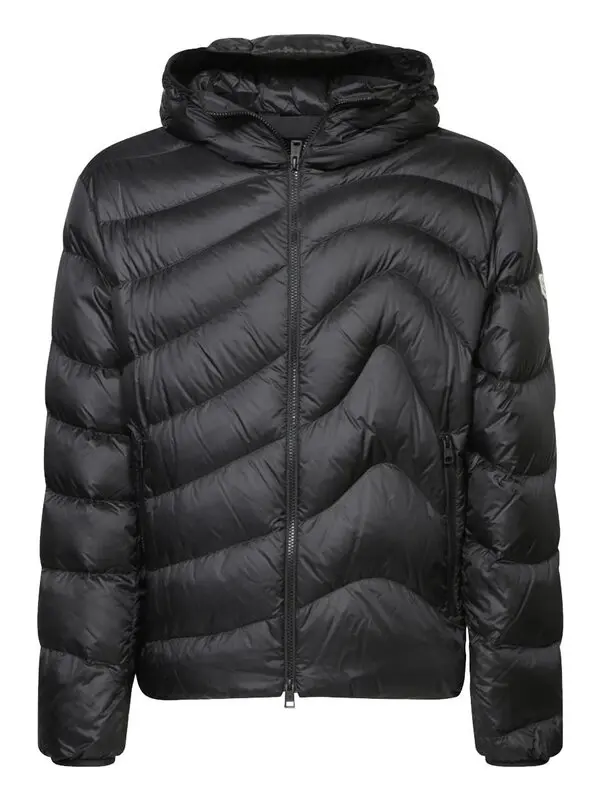 Moncler Padded Hooded Jacket - Black