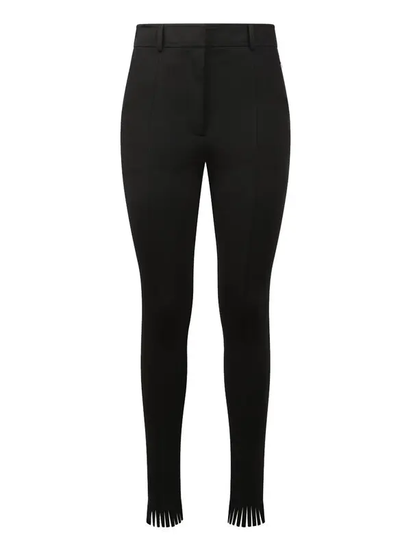 Burberry High-waisted Trousers - Black