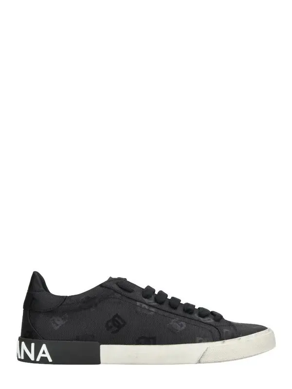 Dolce & Gabbana Portofino Low-top Sneakers - Black