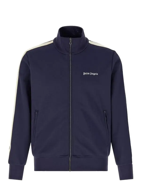 Palm Angels Zip Up Jacket - Blue