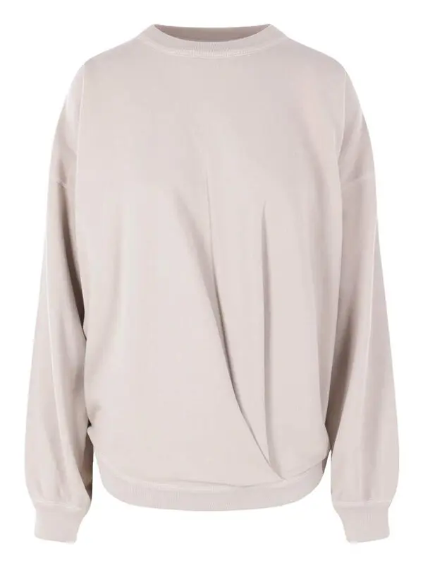 Isabel Marant Cotton Jersey Sweatshirt - Beige