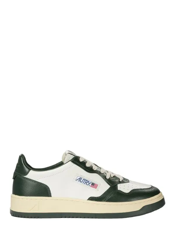 AUTRY Medalist Low Leather Sneakers - Green