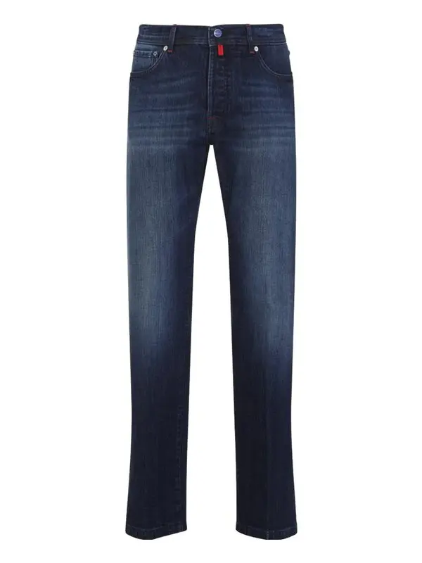 Kiton Cotton Denim Jeans - Blue