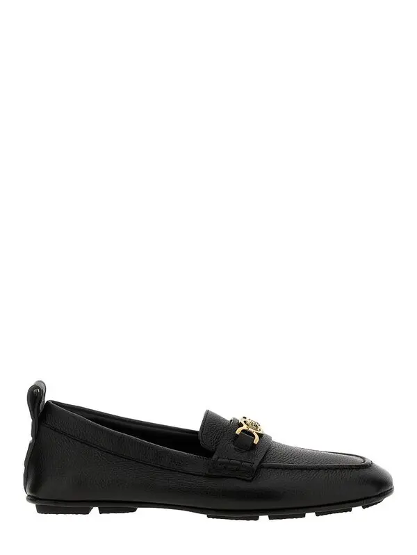 Versace Villa Driver Loafers - Black