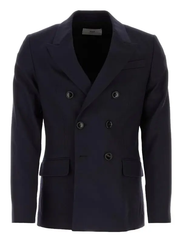 Ami Double Breasted Jacket - Navy