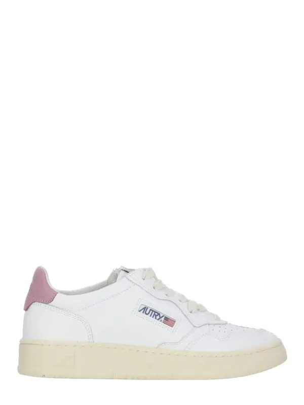 AUTRY Low Top Leather Sneakers - White