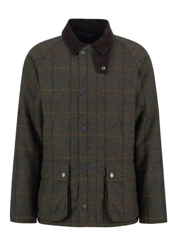 Barbour Checked Wool Jacket - Brown