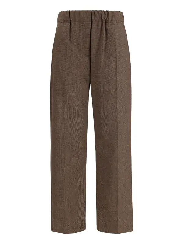 Max Mara Hateley Flannel Pants - Brown