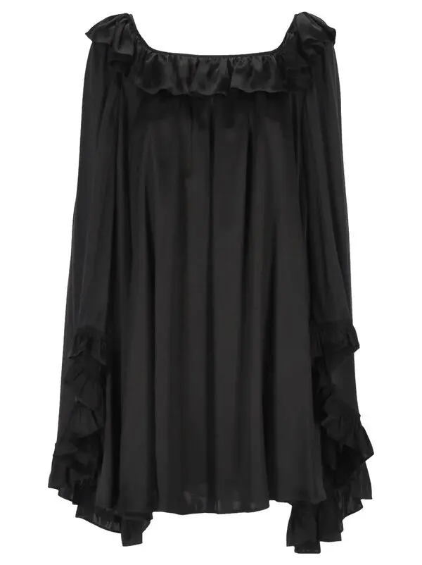 Chloé Dress With Ruffled Neckline - Black
