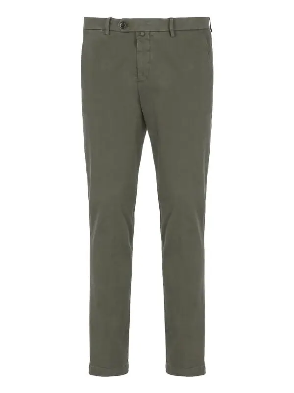BRIGLIA 1949 Cotton Trousers - Green