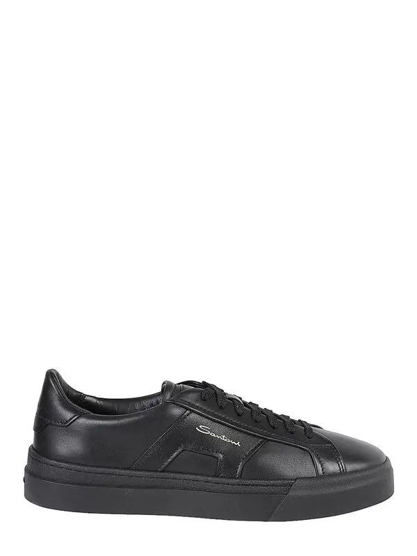 Santoni Low Top Sneakers - Black