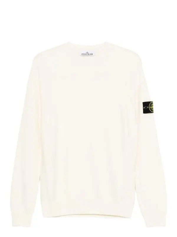 Stone Island Crew Neck Knitwear - Beige