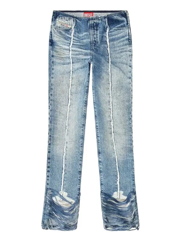 Diesel Straight Leg Jeans - Multicolor