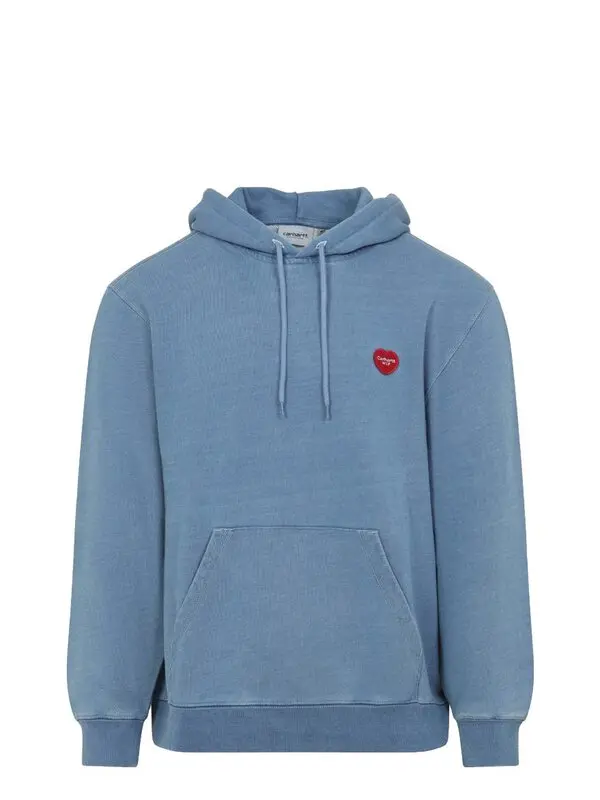 Carhartt Work In Progress Cotton Hooded Ingo Sweater - Blue
