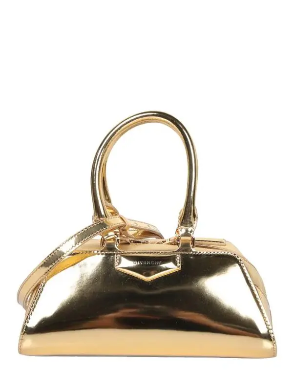 Givenchy Miniature Bag With Gold Metallic Finish - Grey