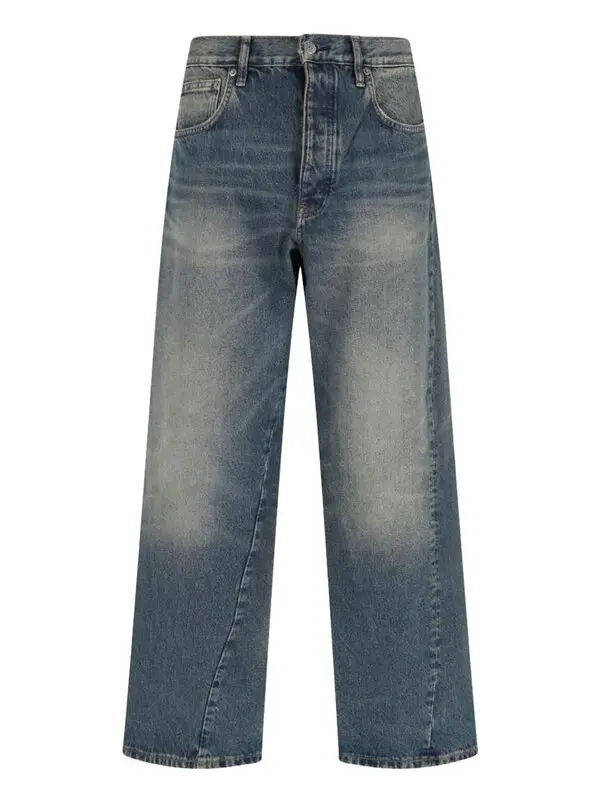 SUNFLOWER Wide Leg Jeans - Blue