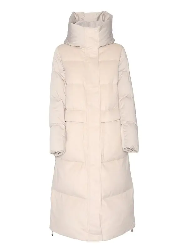 DUNO Long Down Floor Length Padded Jacket - White