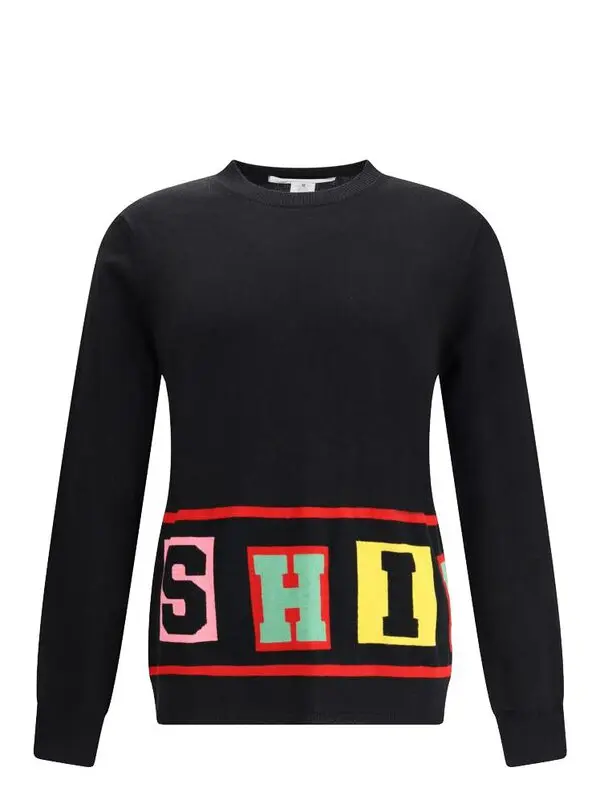 Comme Des Garçons Crewneck Sweater - Black