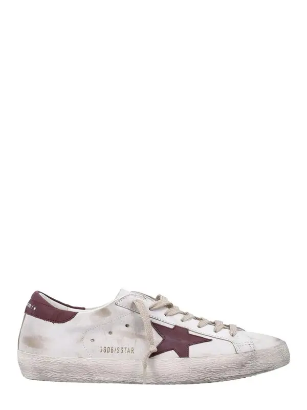 Golden Goose Super-star Low-top Sneakers - White Red