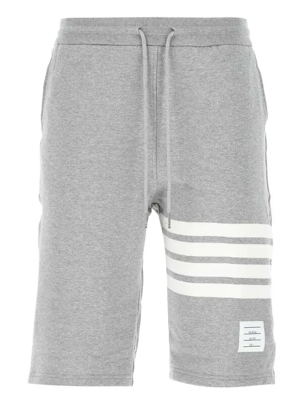 Thom Browne Cotton Bermuda Shorts - Grey